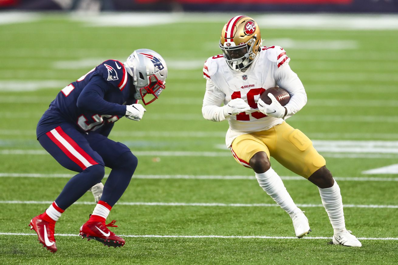 49ers inactives: Deebo Samuel, Raheem Mostert, and Jeff Wilson Jr. are all active