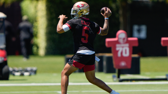 Eric Branch details what he saw from Trey Lance during OTAs, one play ...