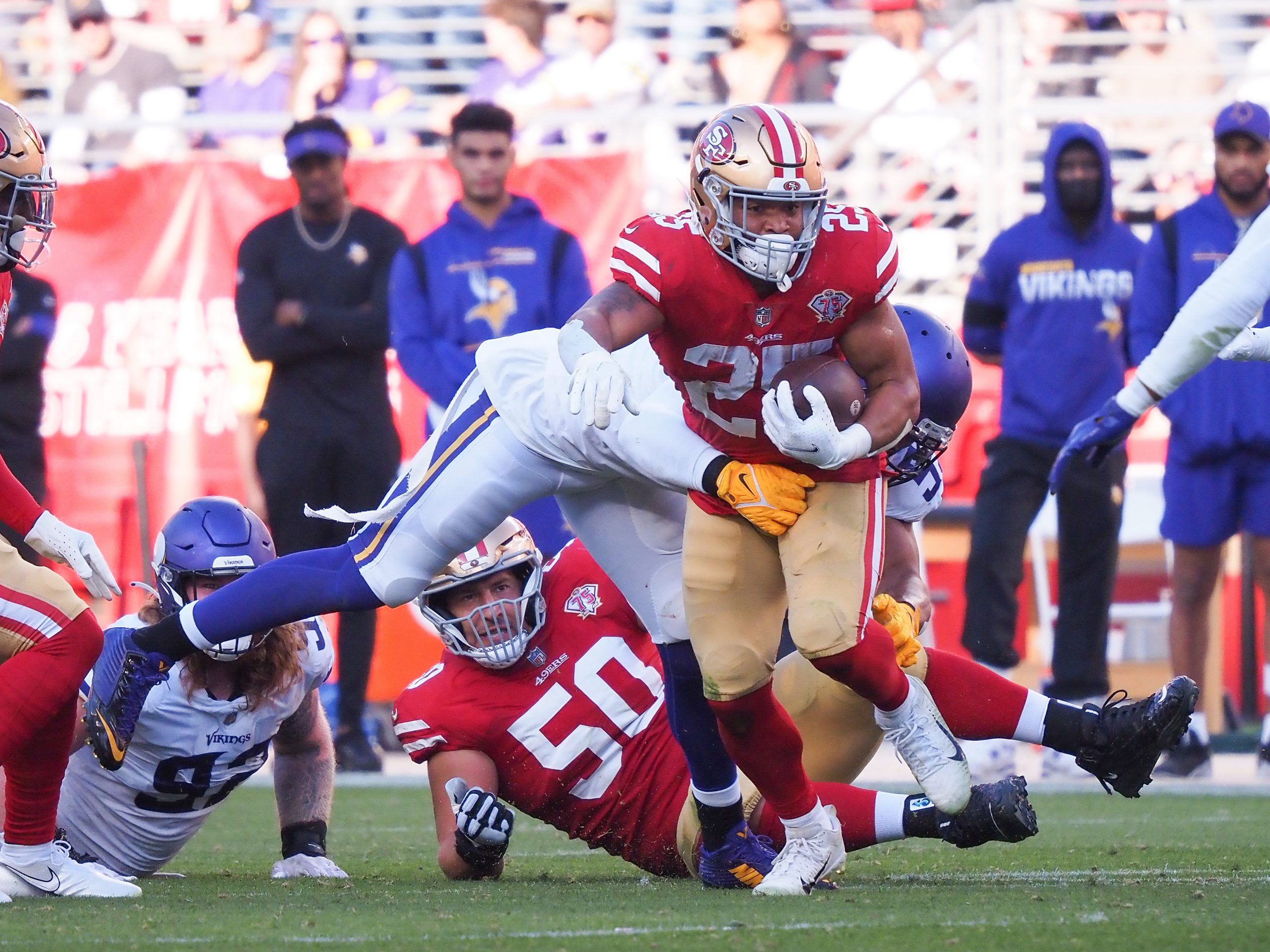 Watch: Elijah Mitchell finally finds end zone for 49ers