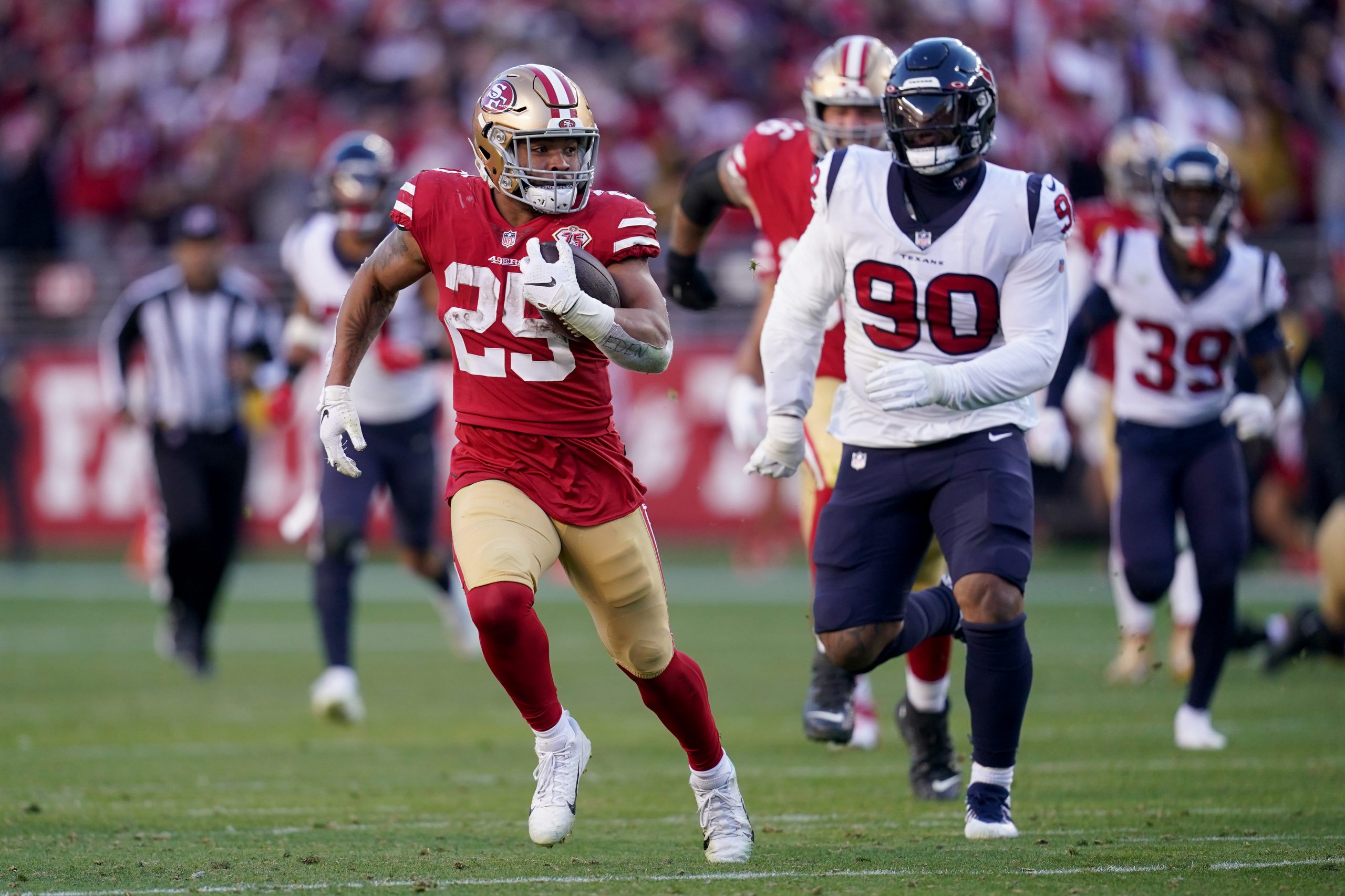 Elijah Mitchell's big day vs. Texans launches him into 49ers history books