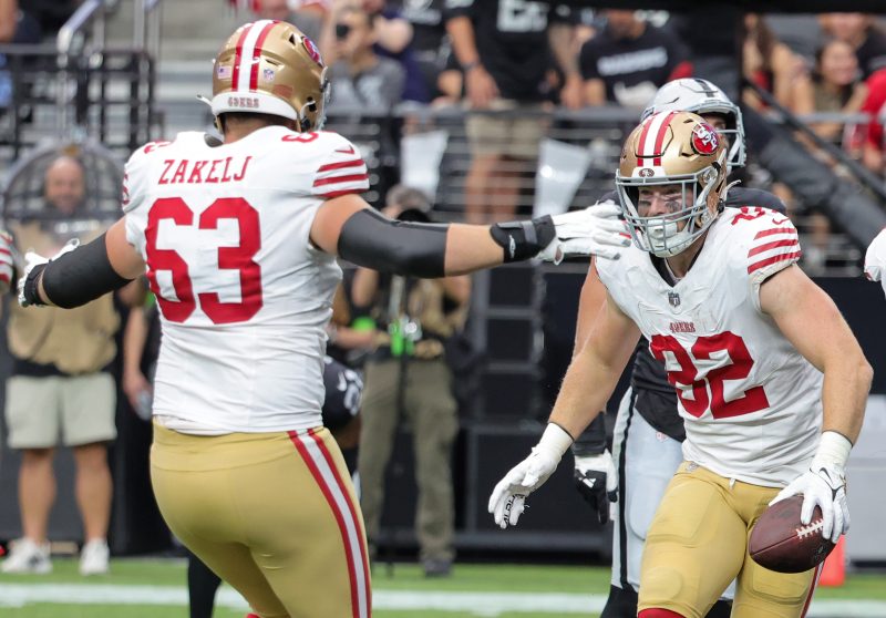 49ers second-year offensive lineman Nick Zakelj has been placed on ...