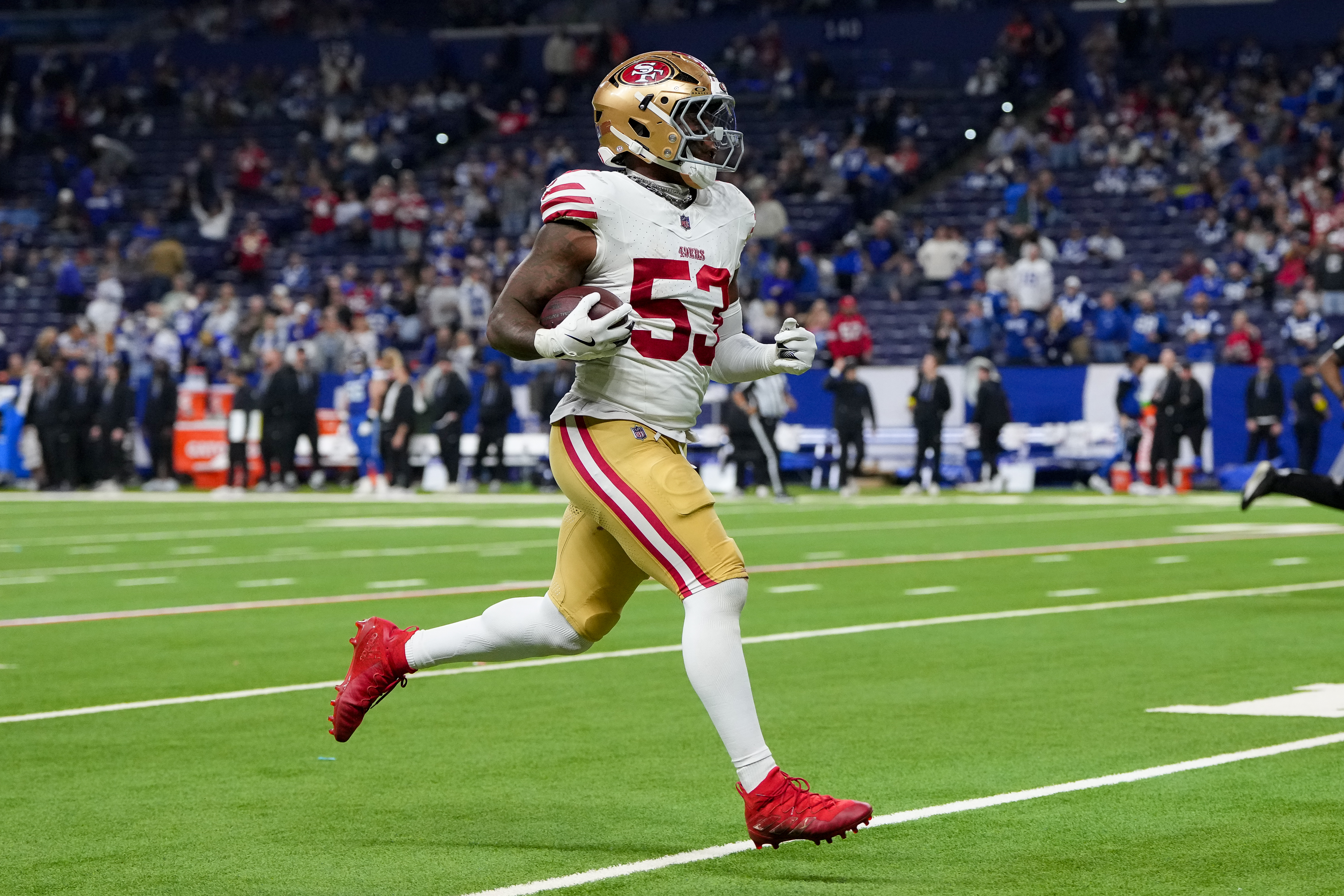 49ers elevate pair of linemen, rule out WR for Seahawks game